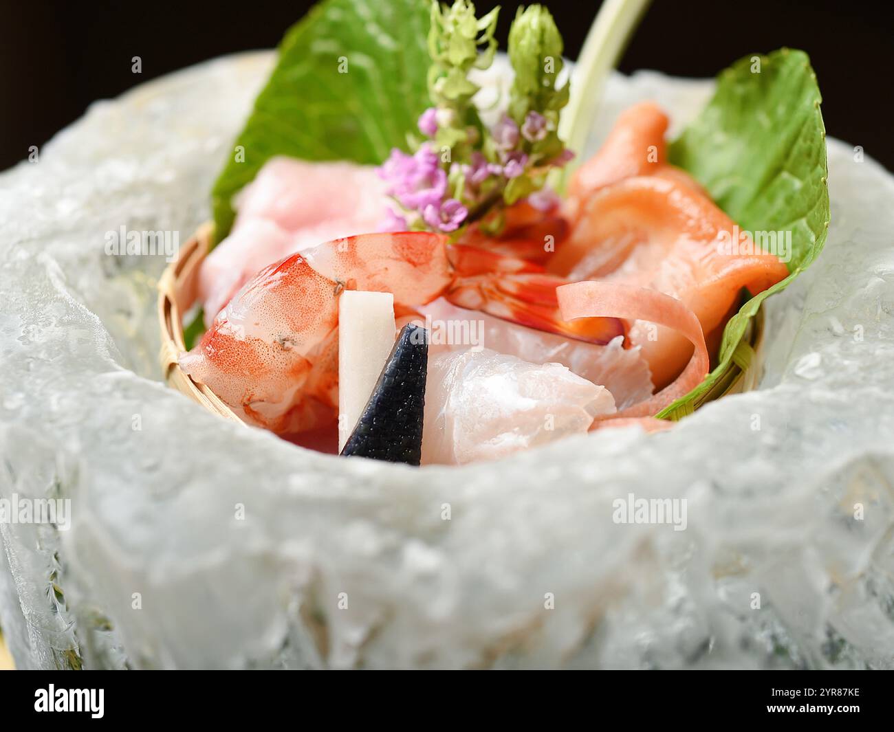 Japanese meal Fresh fish sashimi Stock Photo - Alamy