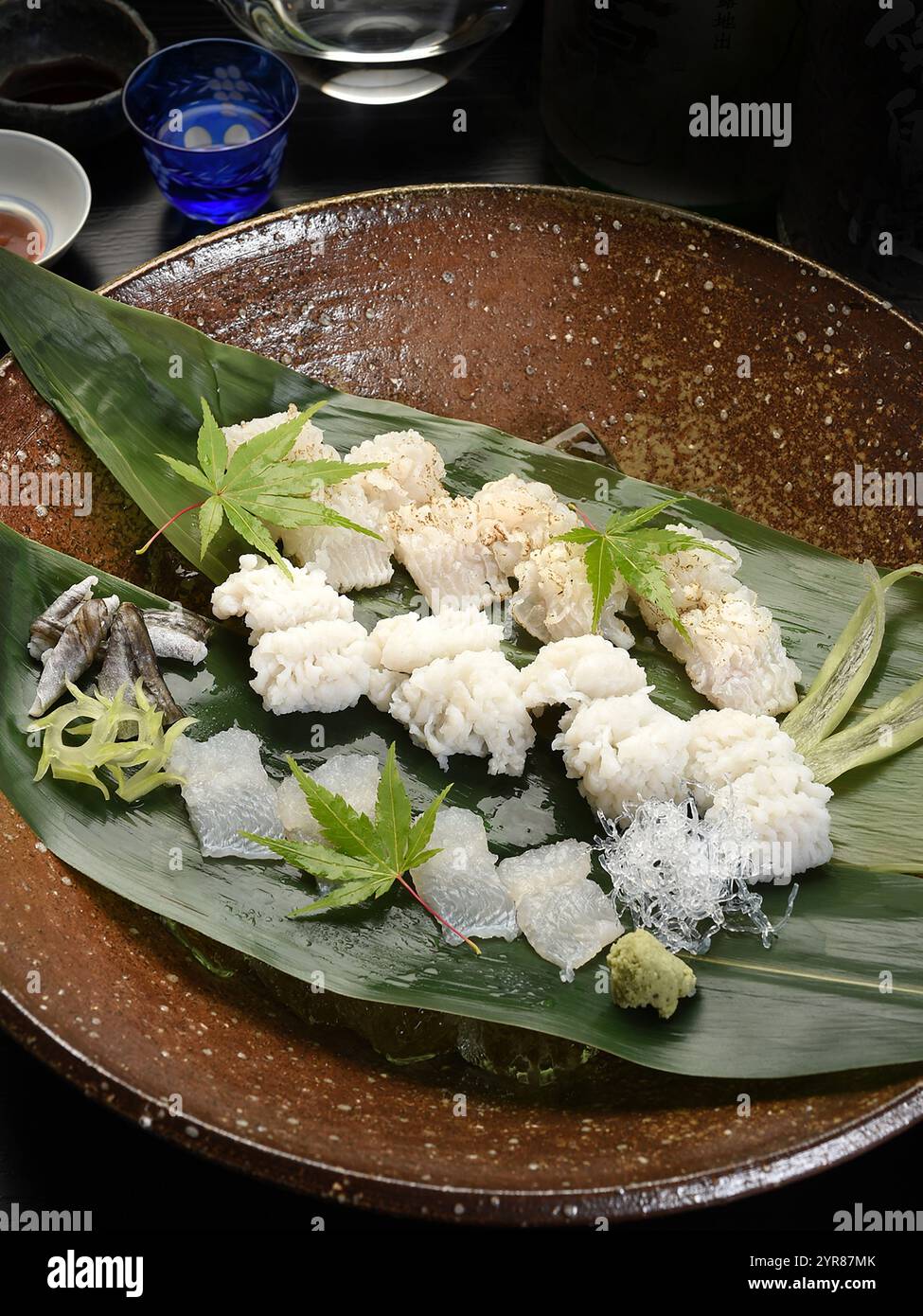 Japanese meal - four kinds of hamo Stock Photo - Alamy