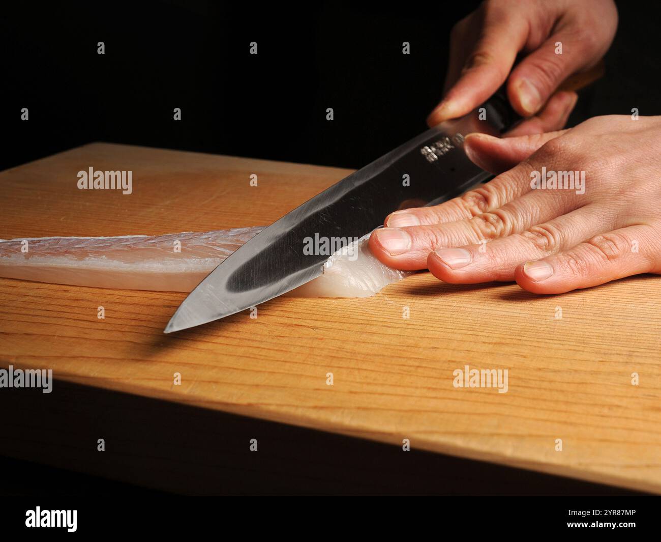 Cooking sashimi hi-res stock photography and images - Alamy