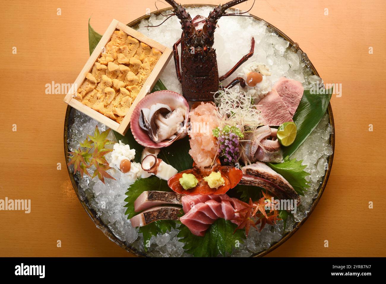 Gorgeous assorted sashimi Stock Photo - Alamy
