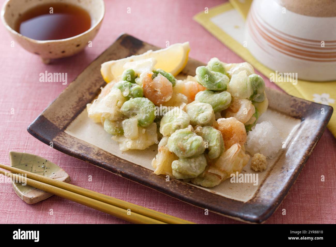 Deep fried Broad Beans Stock Photo - Alamy
