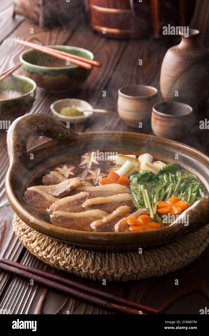 Duck in a pot Stock Photo - Alamy