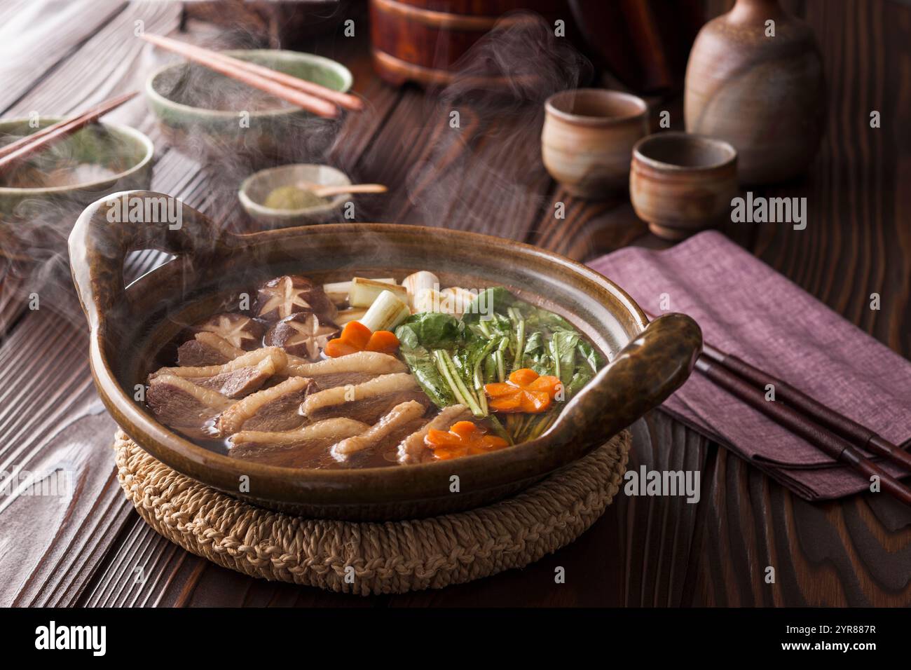 Duck in a pot Stock Photo - Alamy