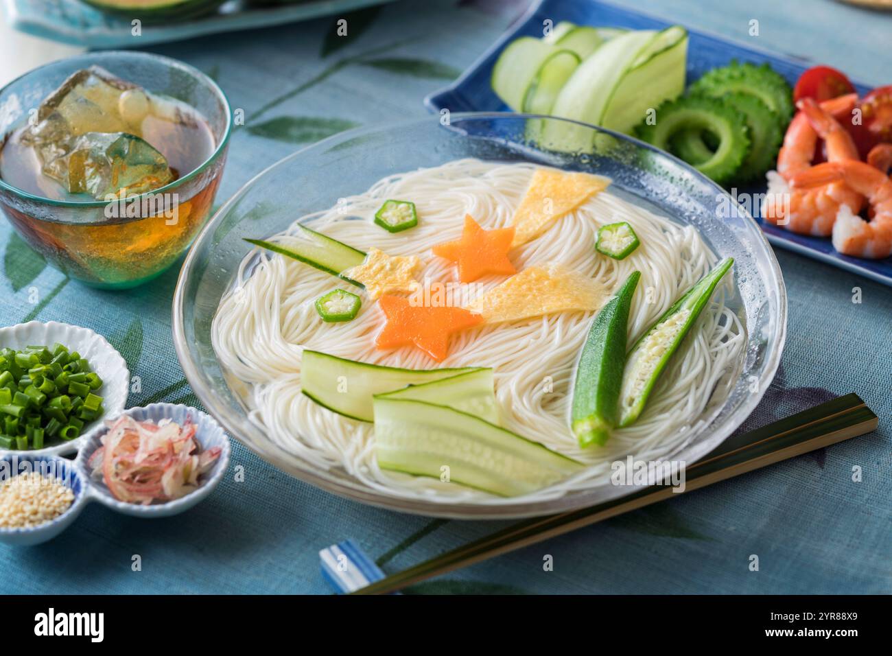 Tanabata somen noodles Stock Photo - Alamy