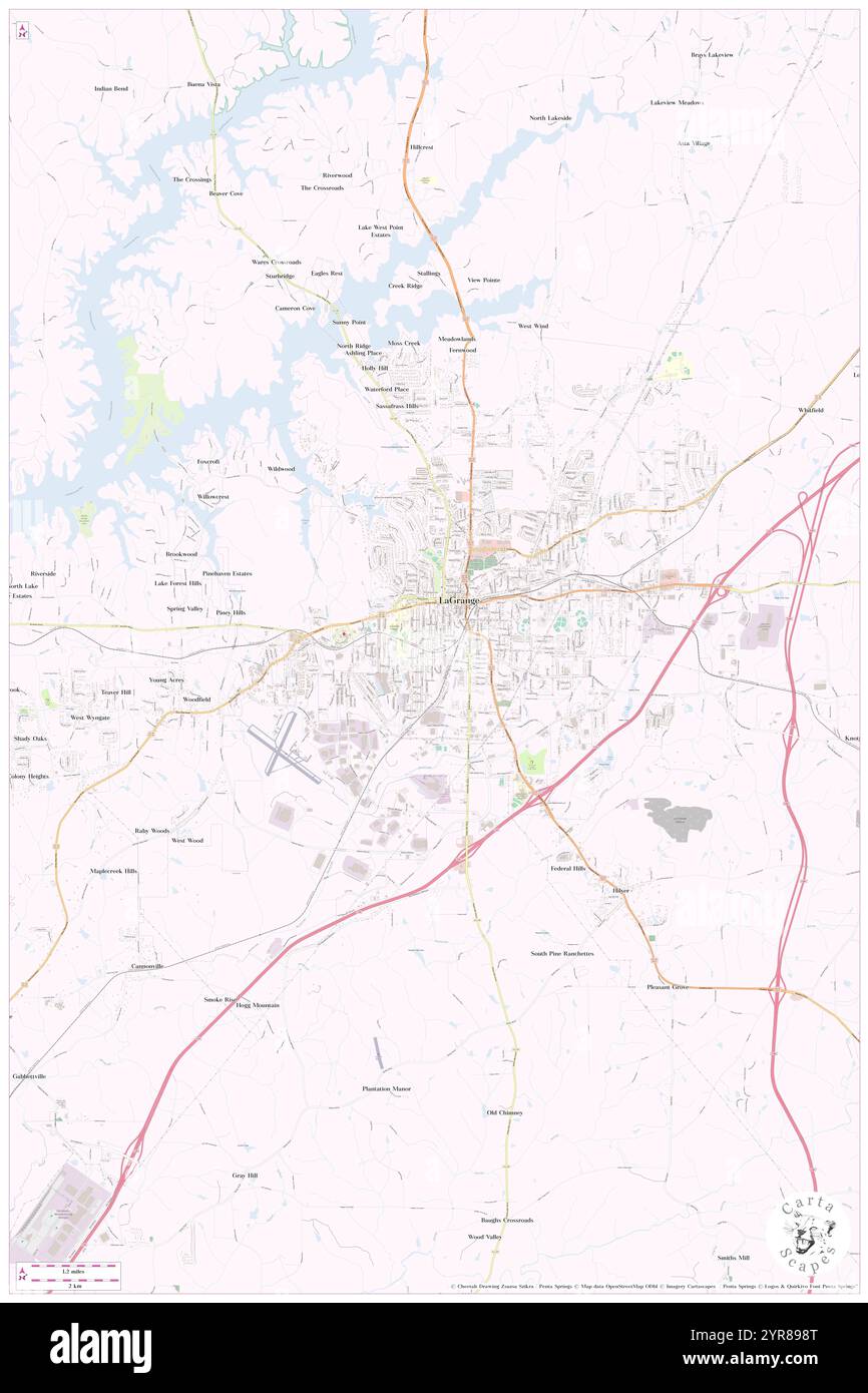 City of LaGrange, Troup County, US, United States, Georgia, N 33 1' 44 ...