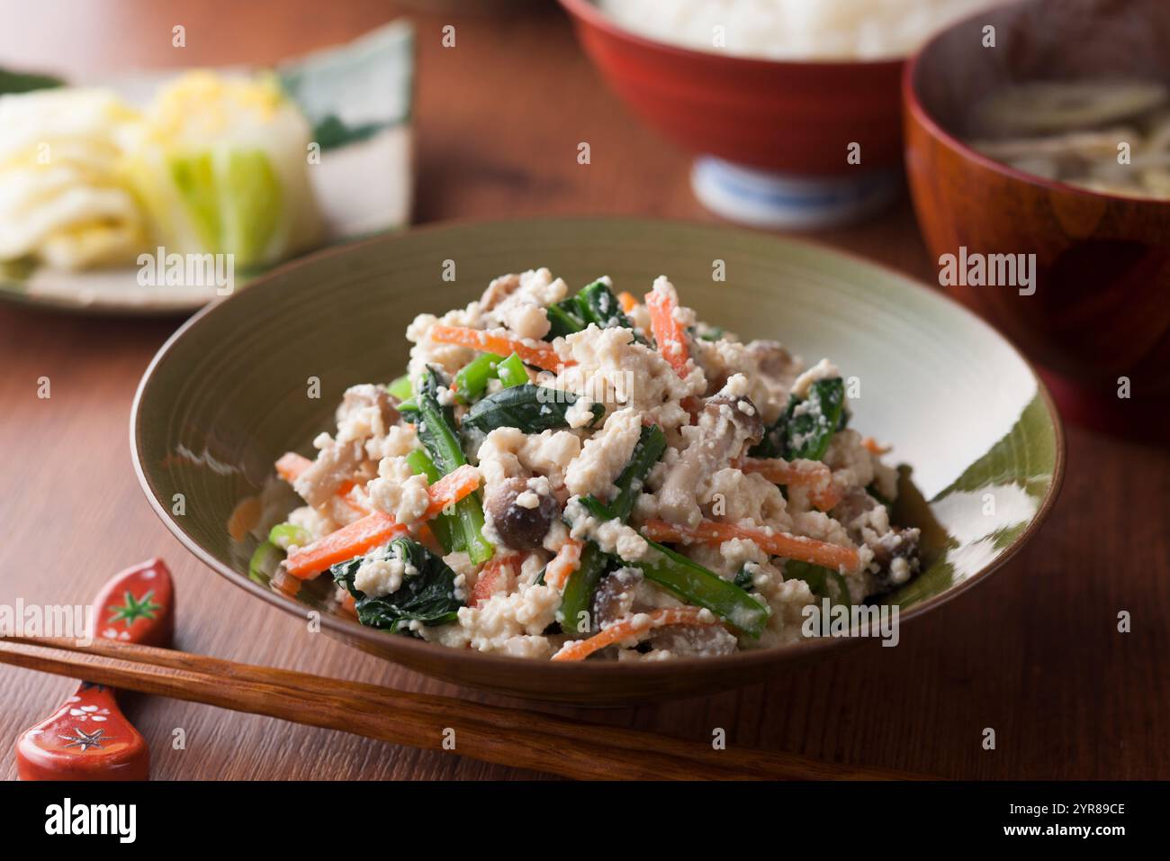 Sakekasu tofu paste with sakekasu Stock Photo - Alamy