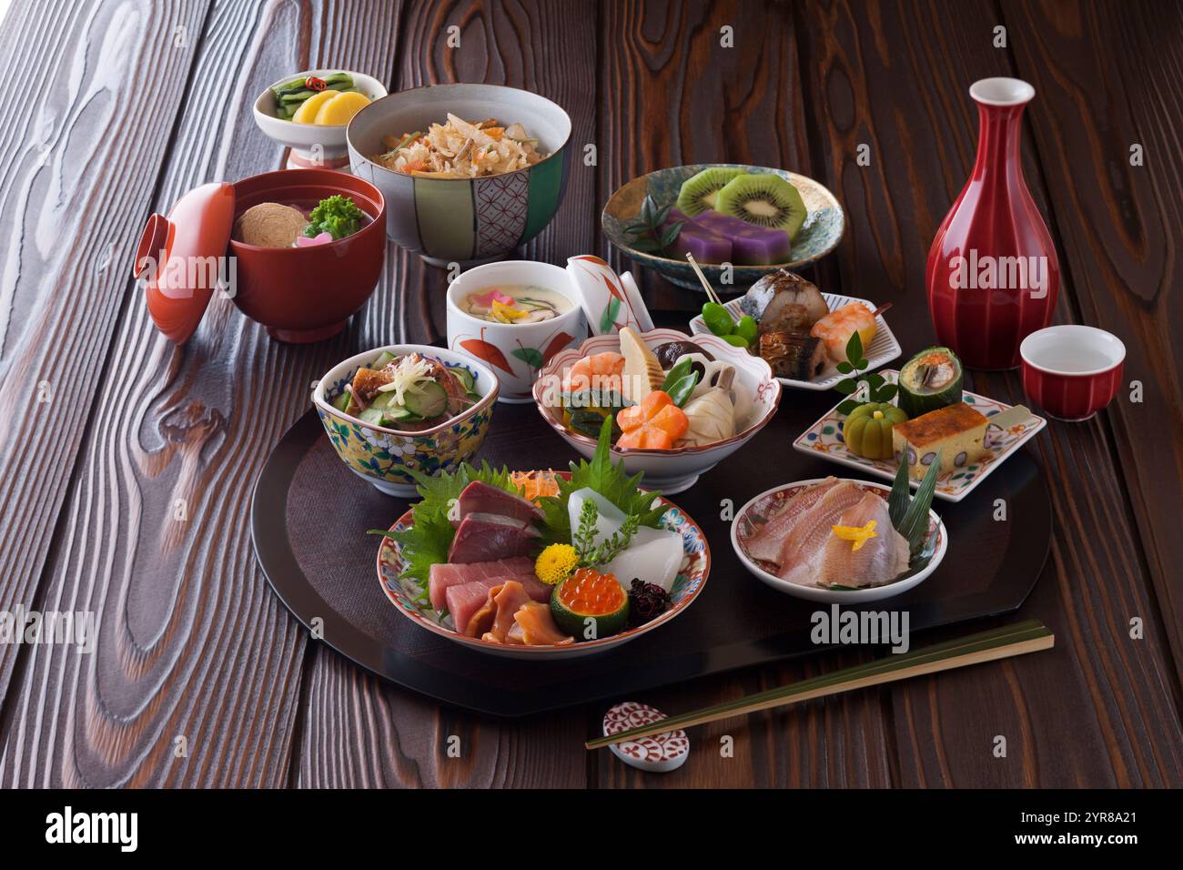 Japanese kaiseki course hi-res stock photography and images - Alamy