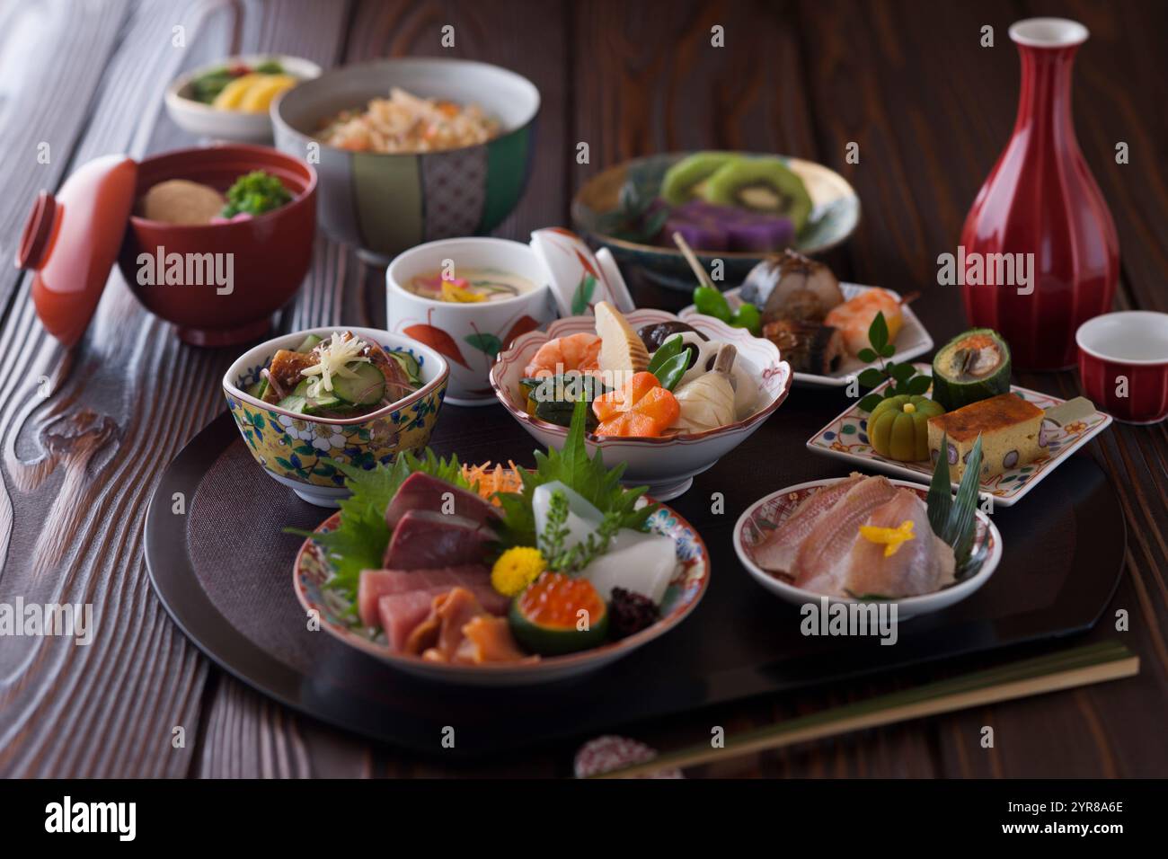 Kaiseki meal japanese ryokan hi-res stock photography and images - Alamy