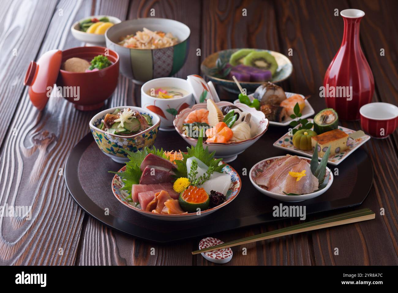 Kaiseki meal japanese ryokan hi-res stock photography and images - Alamy