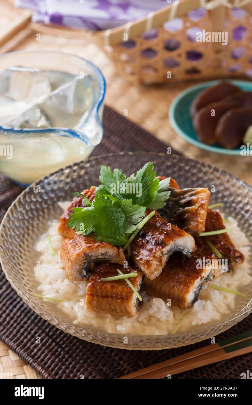 Chilled Dashi Eel Chazuke Stock Photo - Alamy