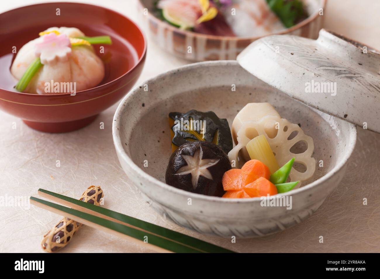 Vegetable and kappo-ryori (Japanese cooking Stock Photo - Alamy