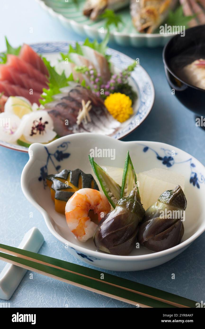 Vegetable and kappo-ryori (Japanese cooking Stock Photo - Alamy