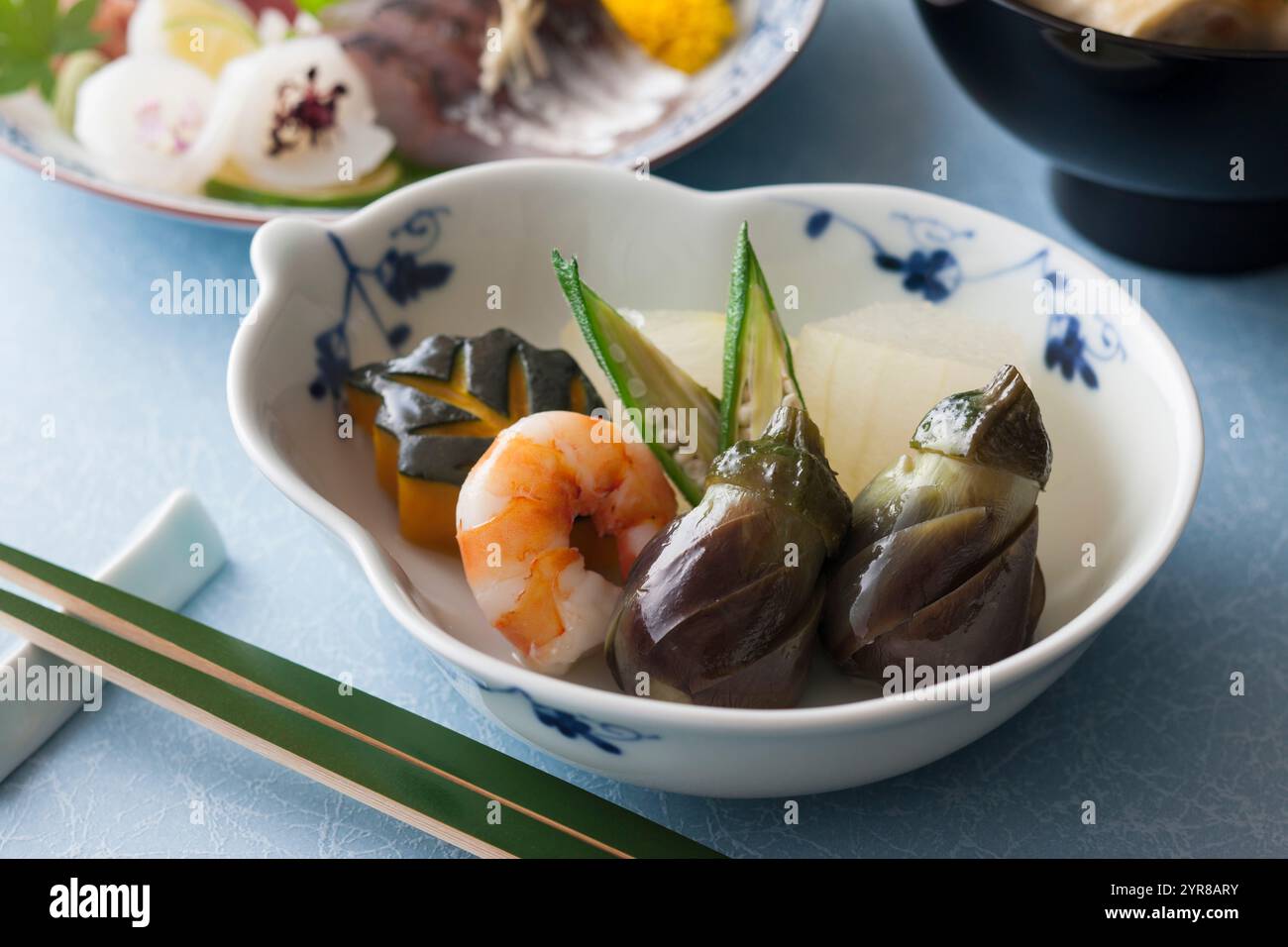 Vegetable and kappo-ryori (Japanese cooking Stock Photo - Alamy