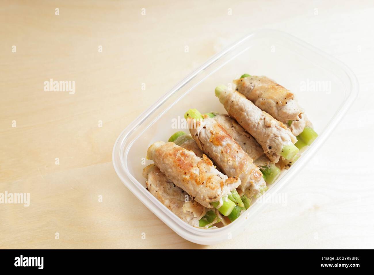 Vegetable meat roll Stock Photo - Alamy