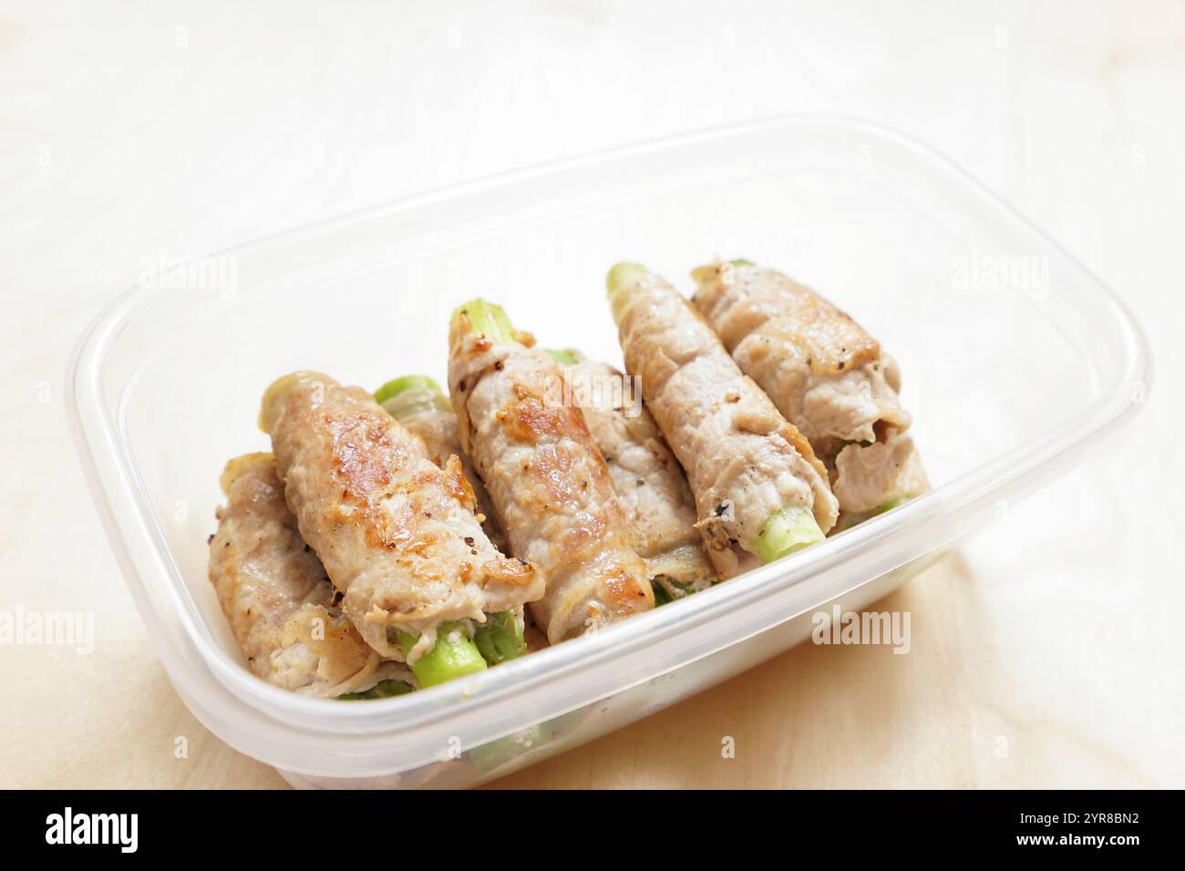 Vegetable meat roll Stock Photo - Alamy