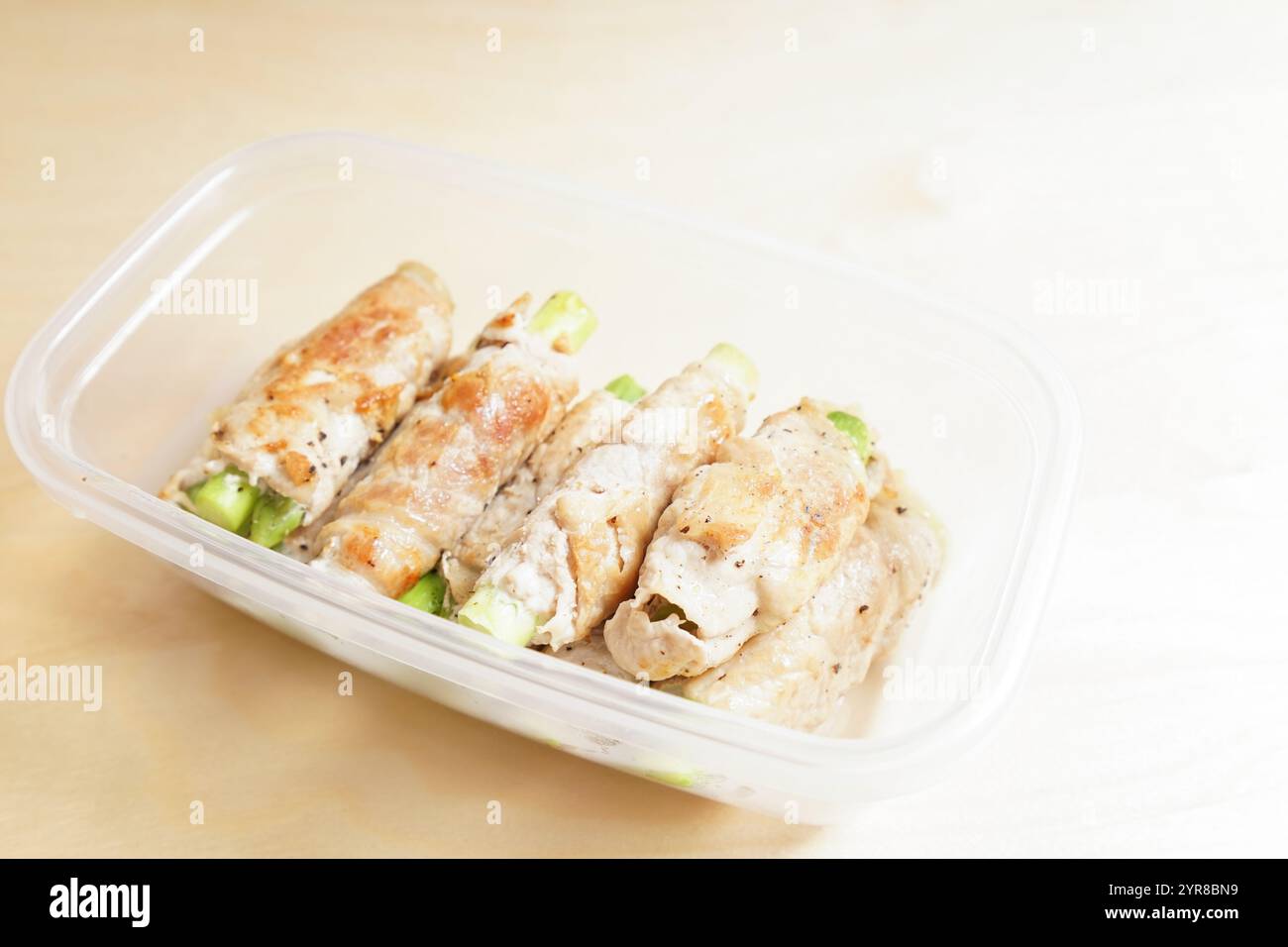 Vegetable meat roll Stock Photo - Alamy