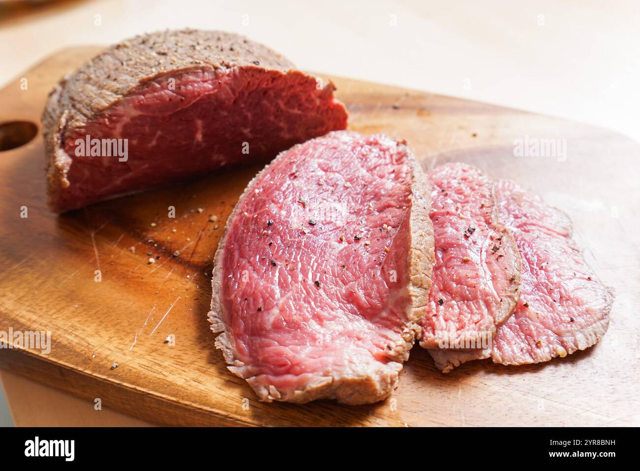 Handmade roast beef Stock Photo - Alamy