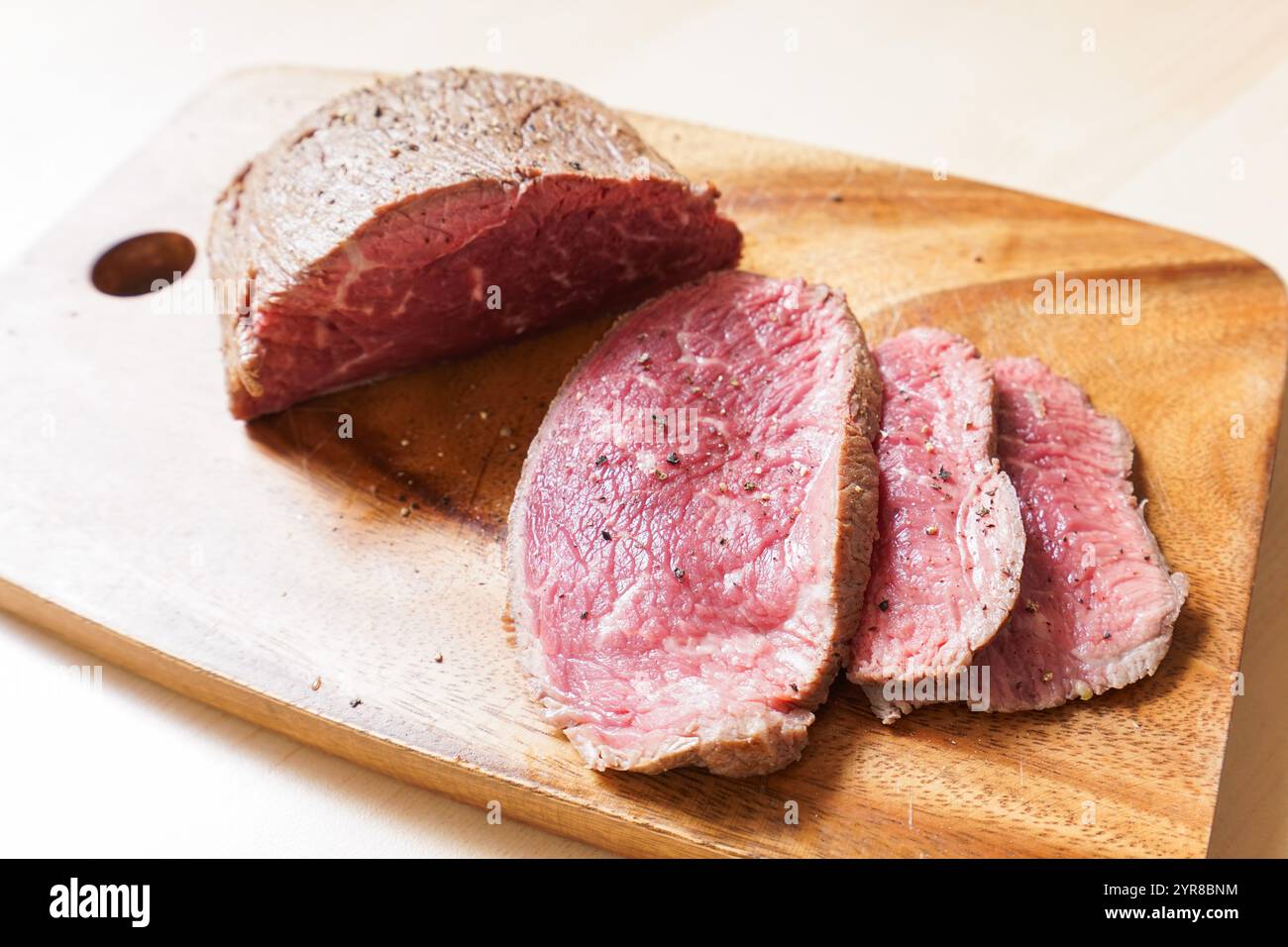 Handmade roast beef Stock Photo - Alamy
