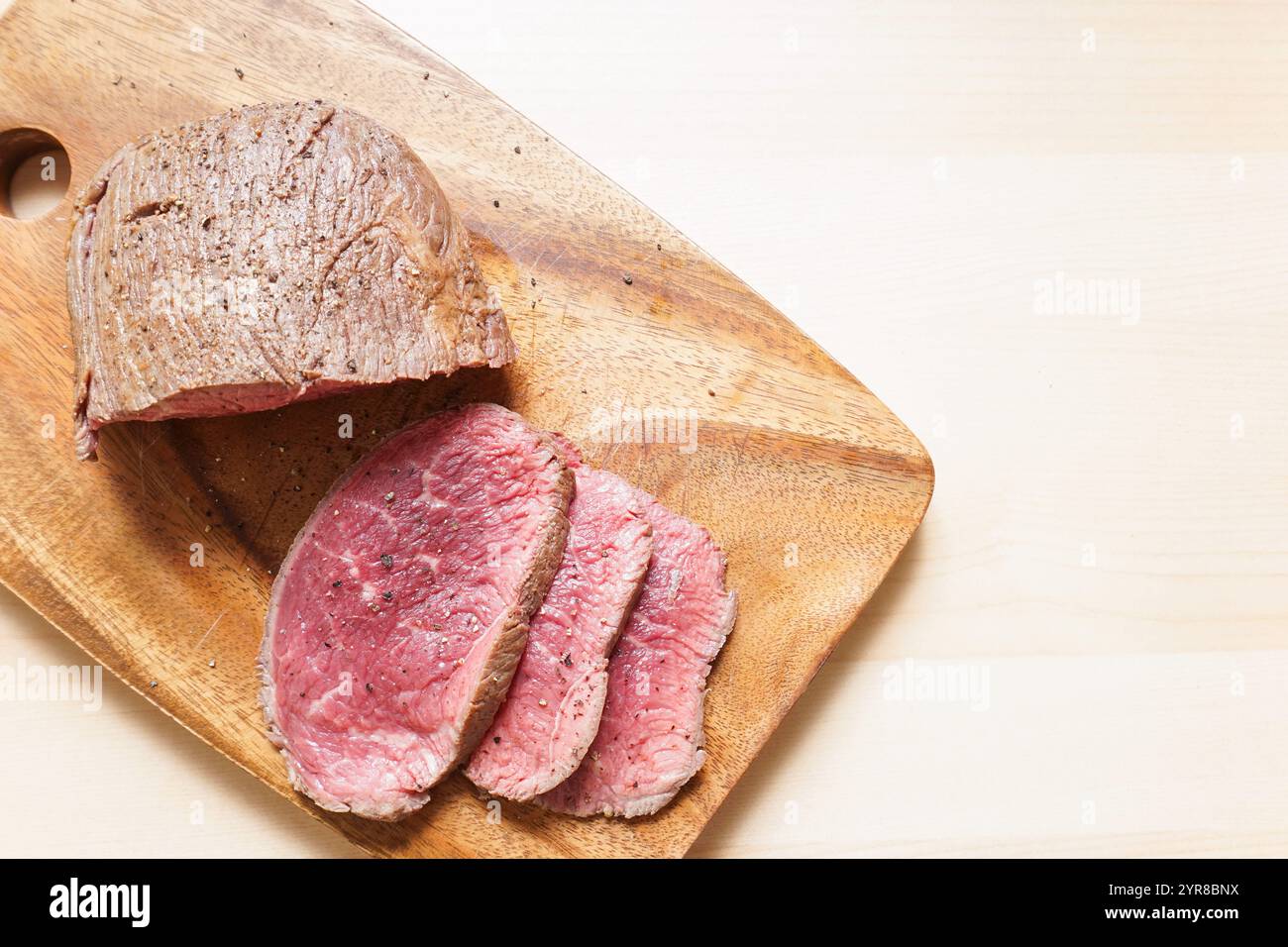 Handmade roast beef Stock Photo - Alamy