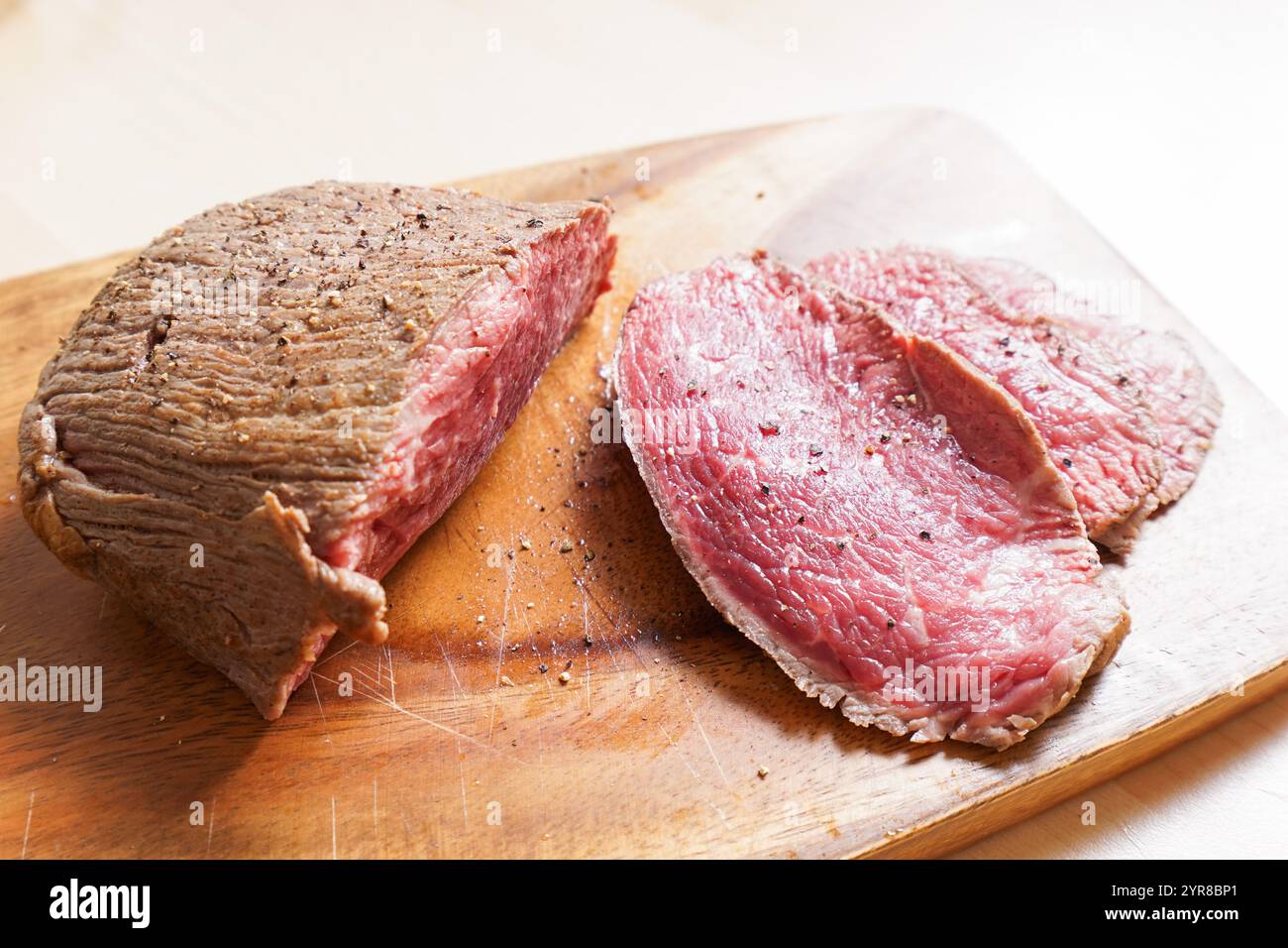 Handmade roast beef Stock Photo - Alamy