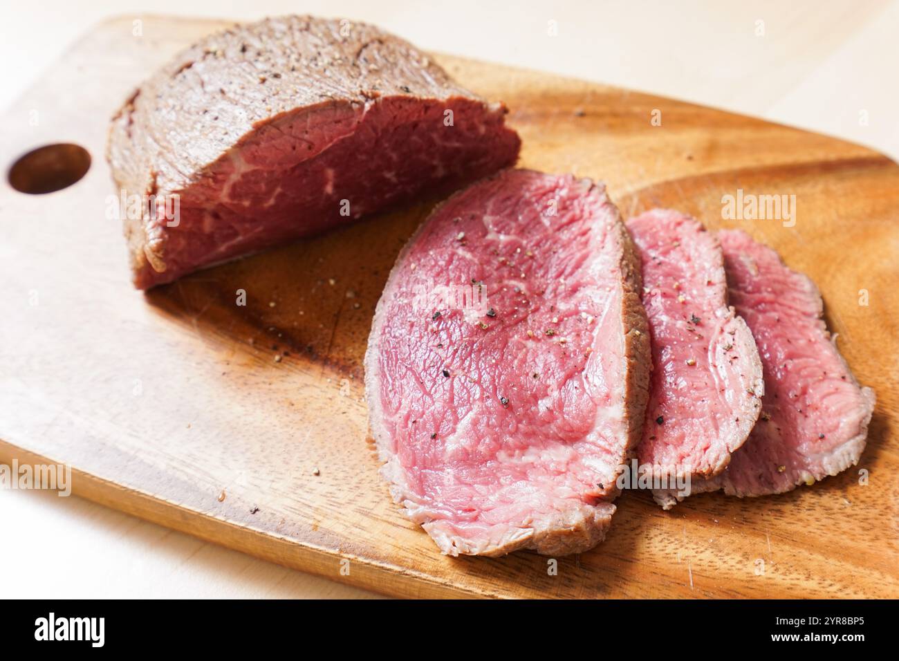 Handmade roast beef Stock Photo - Alamy