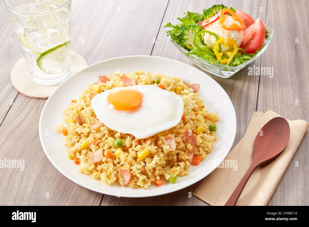 Dry curry Curry pilaf Stock Photo - Alamy