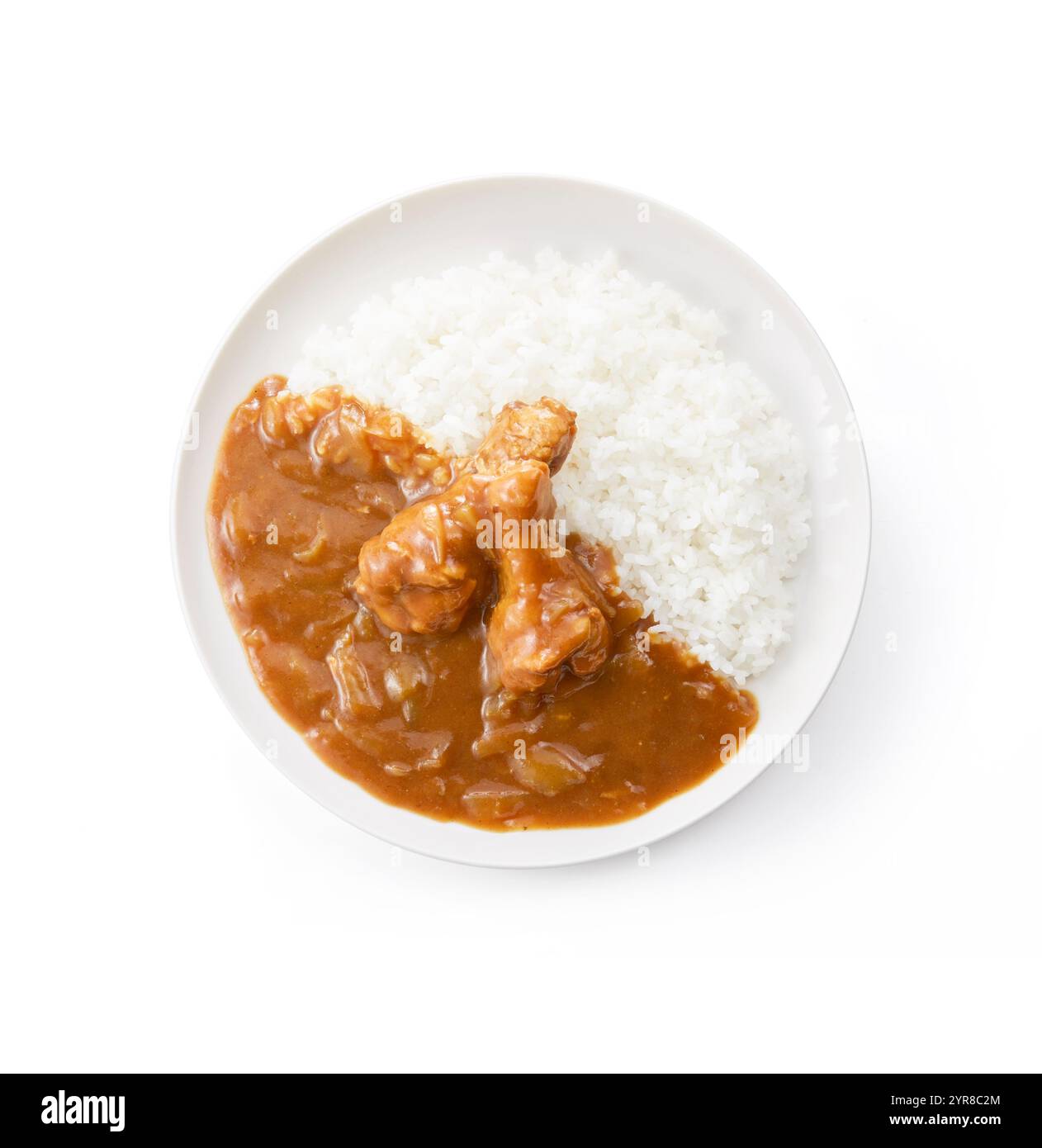 Spicy chicken curry top Cut Out Stock Images & Pictures - Alamy