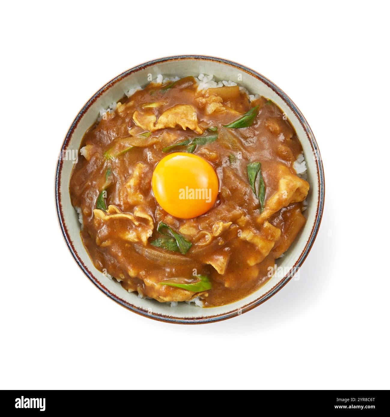 Curry rice bowl Stock Photo - Alamy