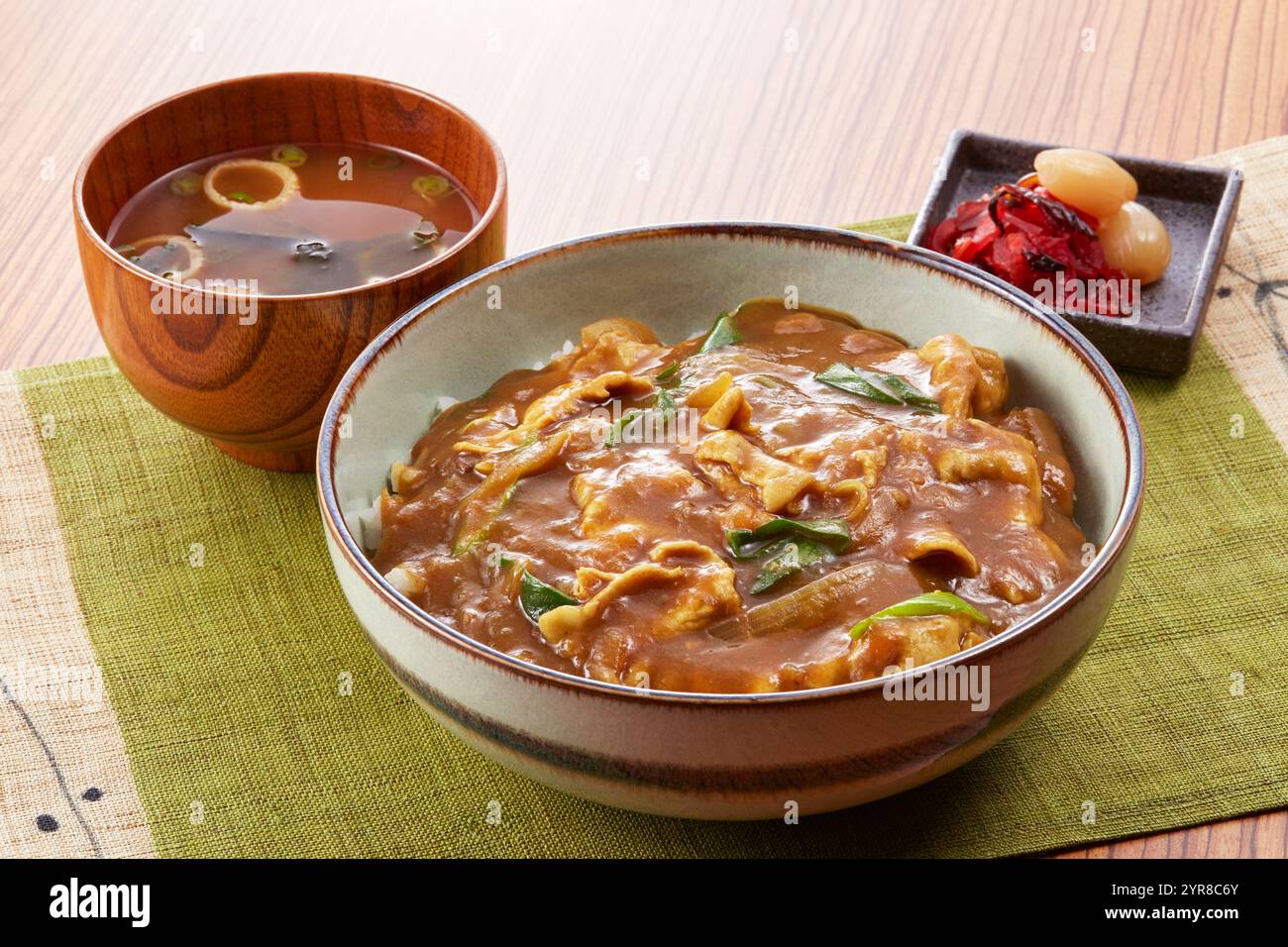 Curry rice bowl Stock Photo - Alamy