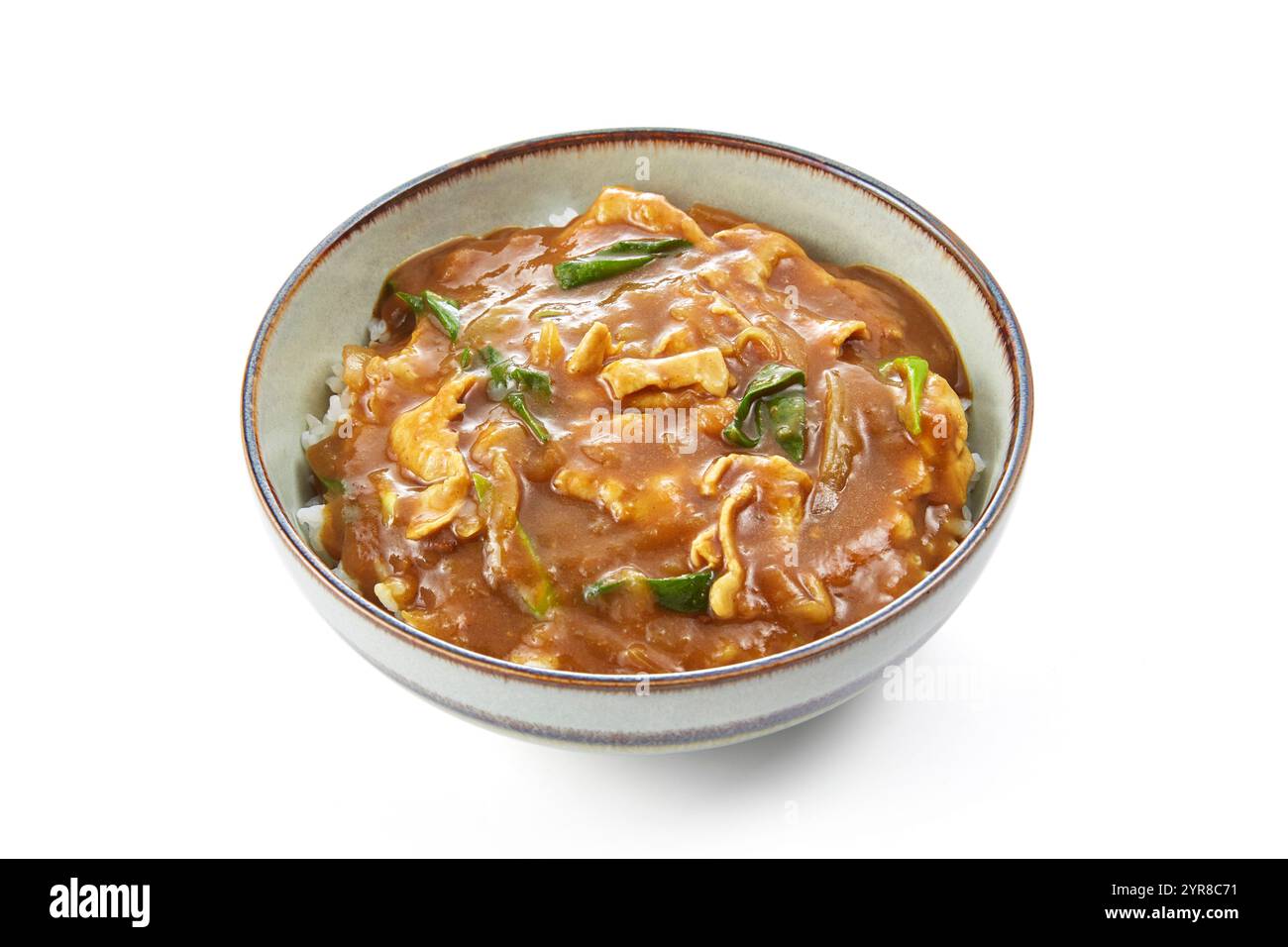 Curry rice bowl Stock Photo - Alamy