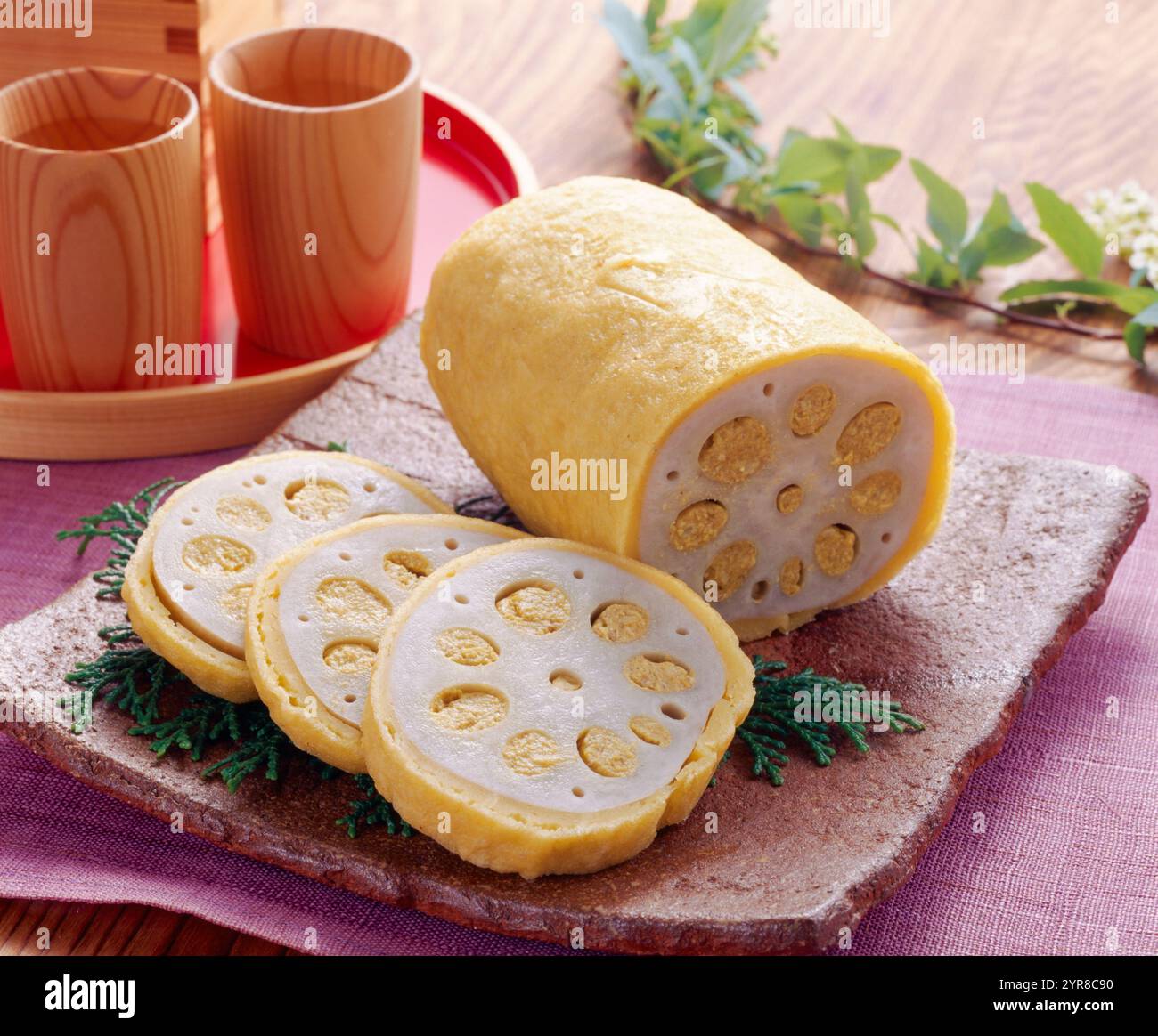 Lotus root cross section hi-res stock photography and images - Alamy
