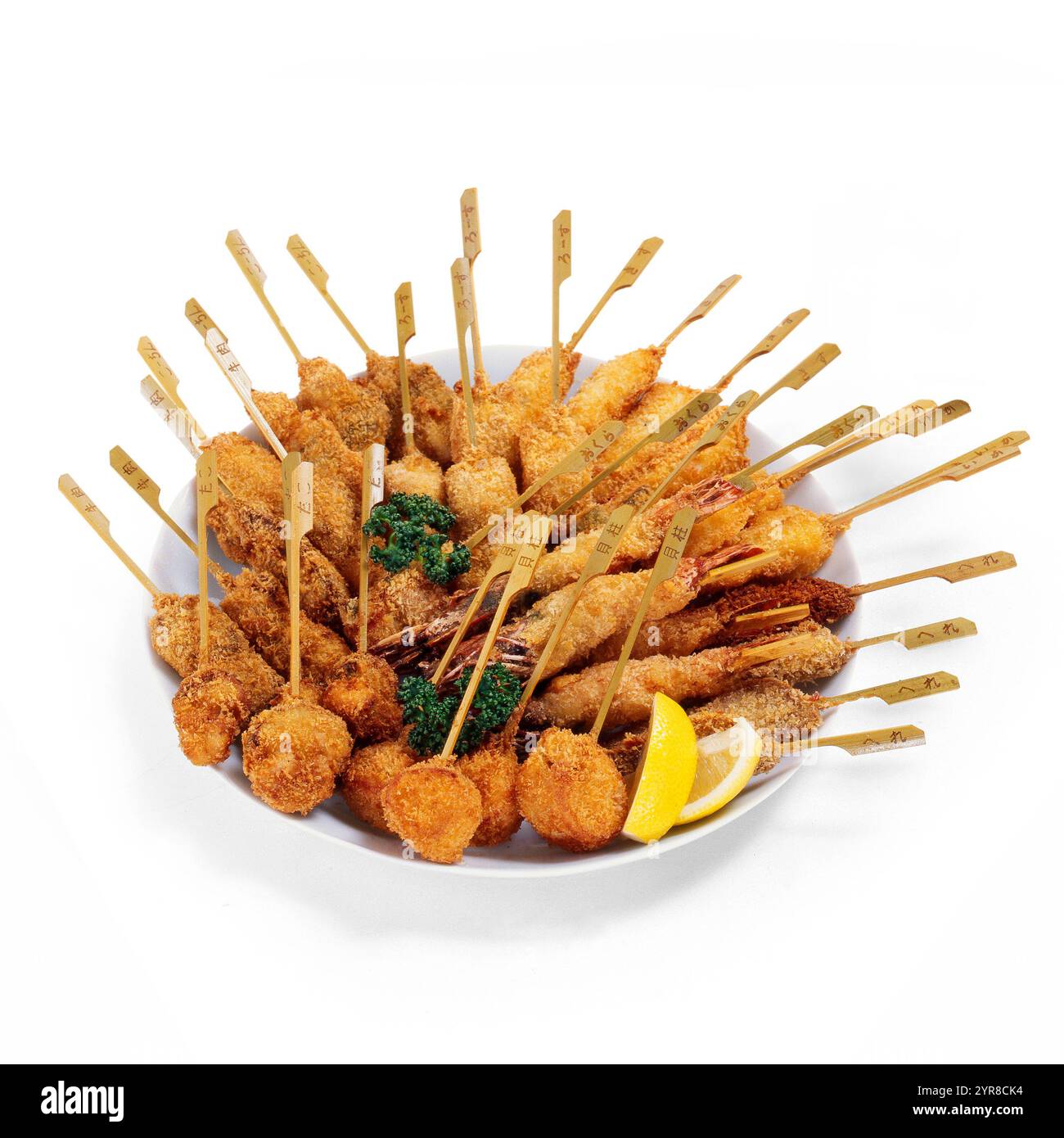 Deep fried skewered meat hi-res stock photography and images - Alamy
