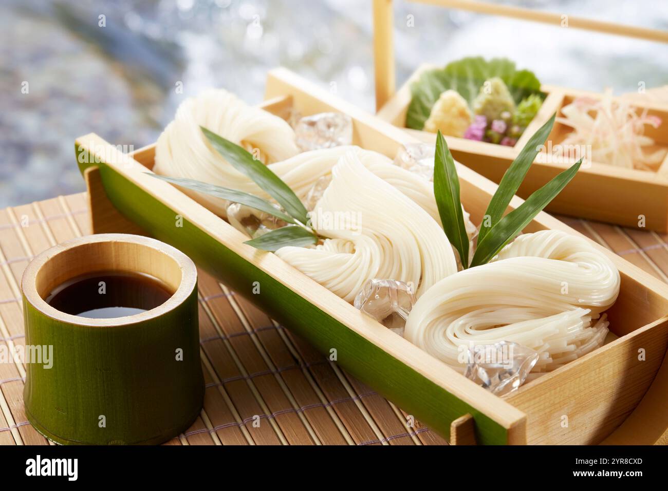 Somen (Japanese fine noodles Stock Photo - Alamy