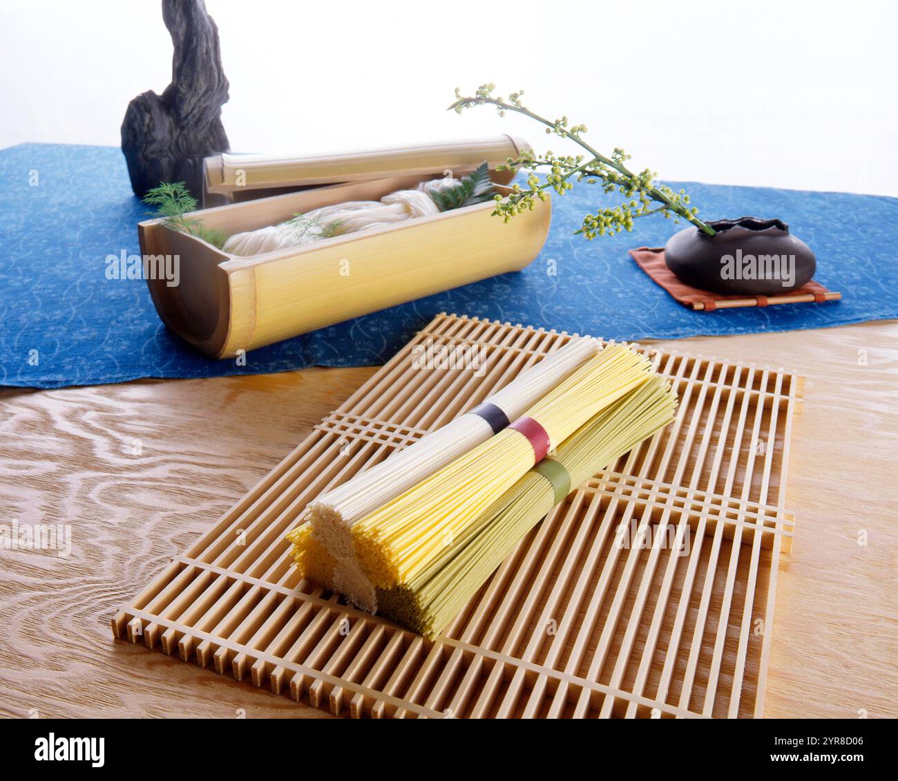 Thin wheat flour noodles Stock Photo - Alamy