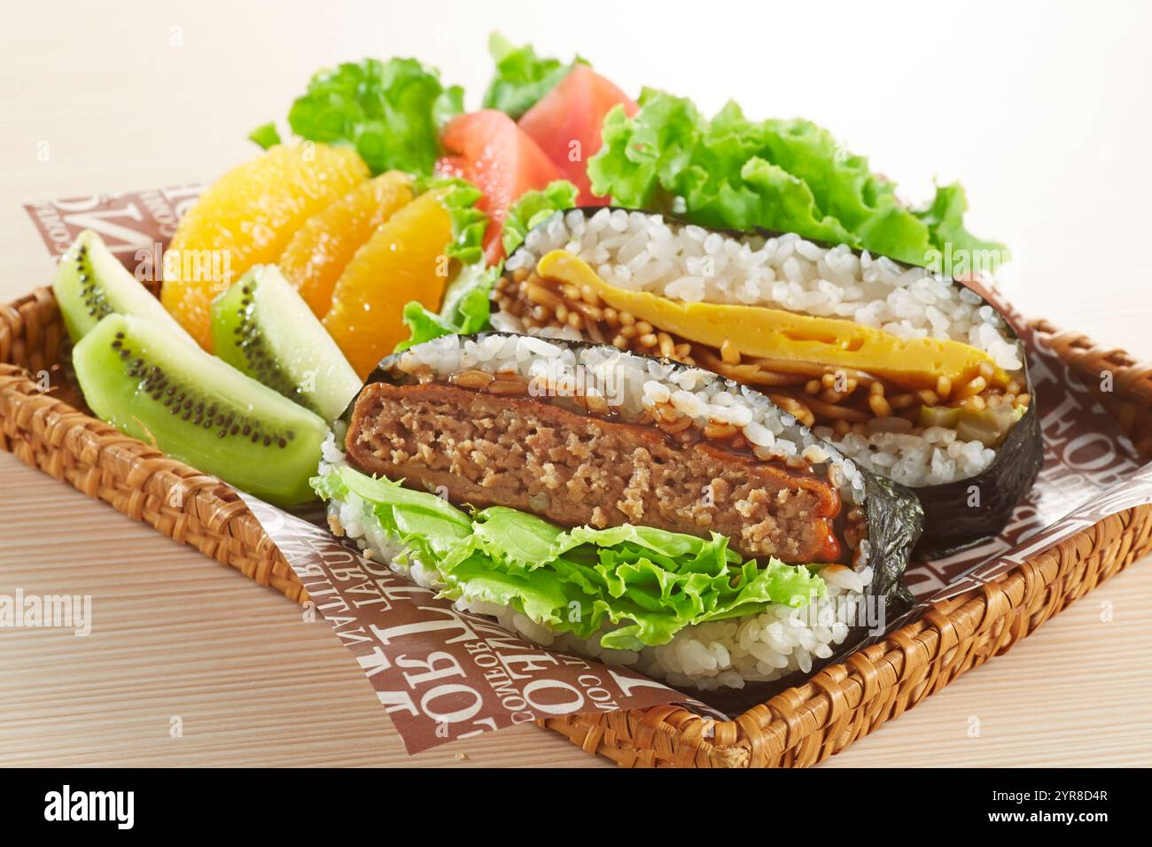 Onigirazu (rice sandwich Stock Photo - Alamy