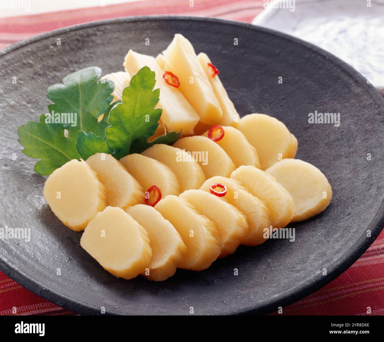 Pickled Daikon Radish, Takuan Stock Photo - Alamy