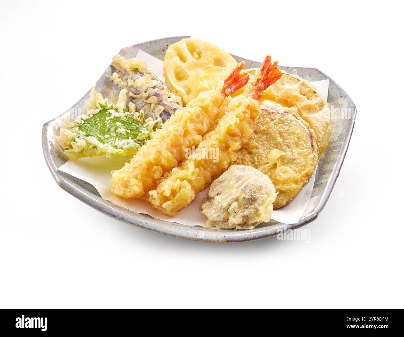 Japanese cuisine mushroom tempura Cut Out Stock Images & Pictures - Alamy