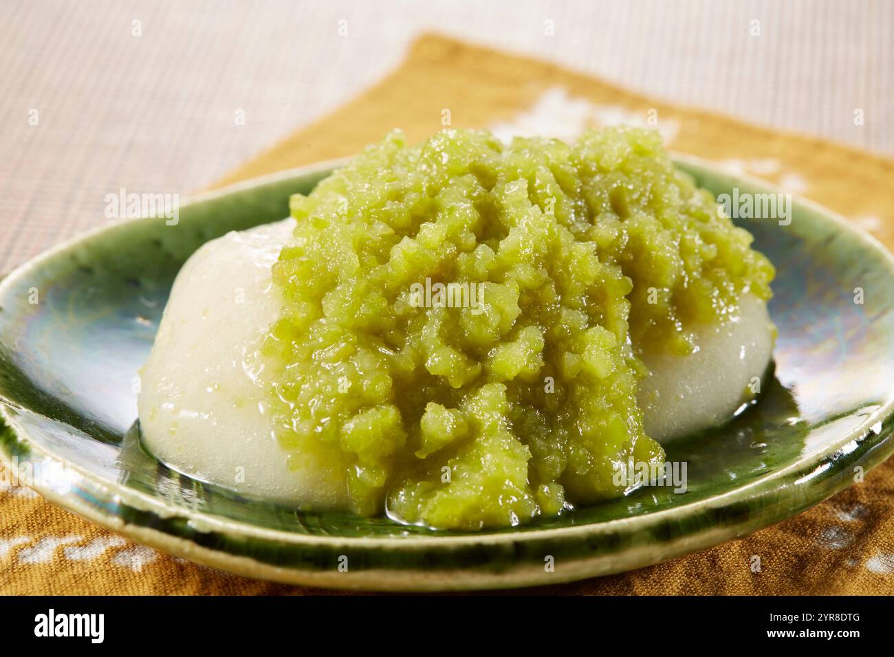 Zunda rice cake Stock Photo - Alamy