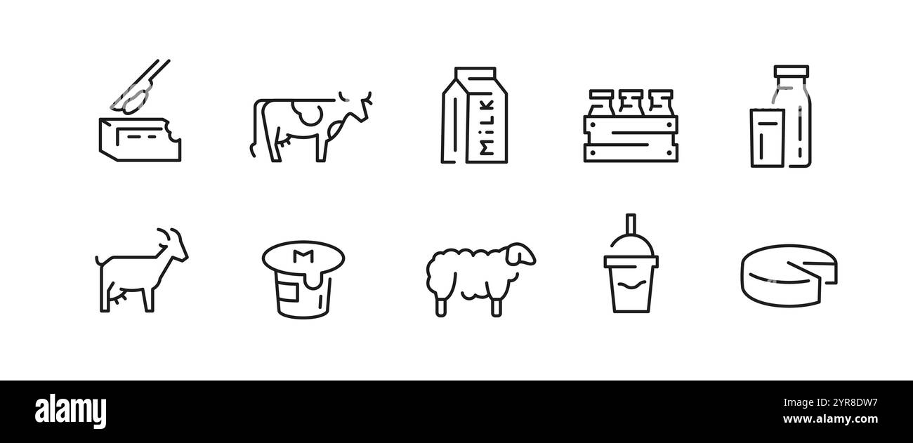 Dairy creamer Stock Vector Images - Alamy