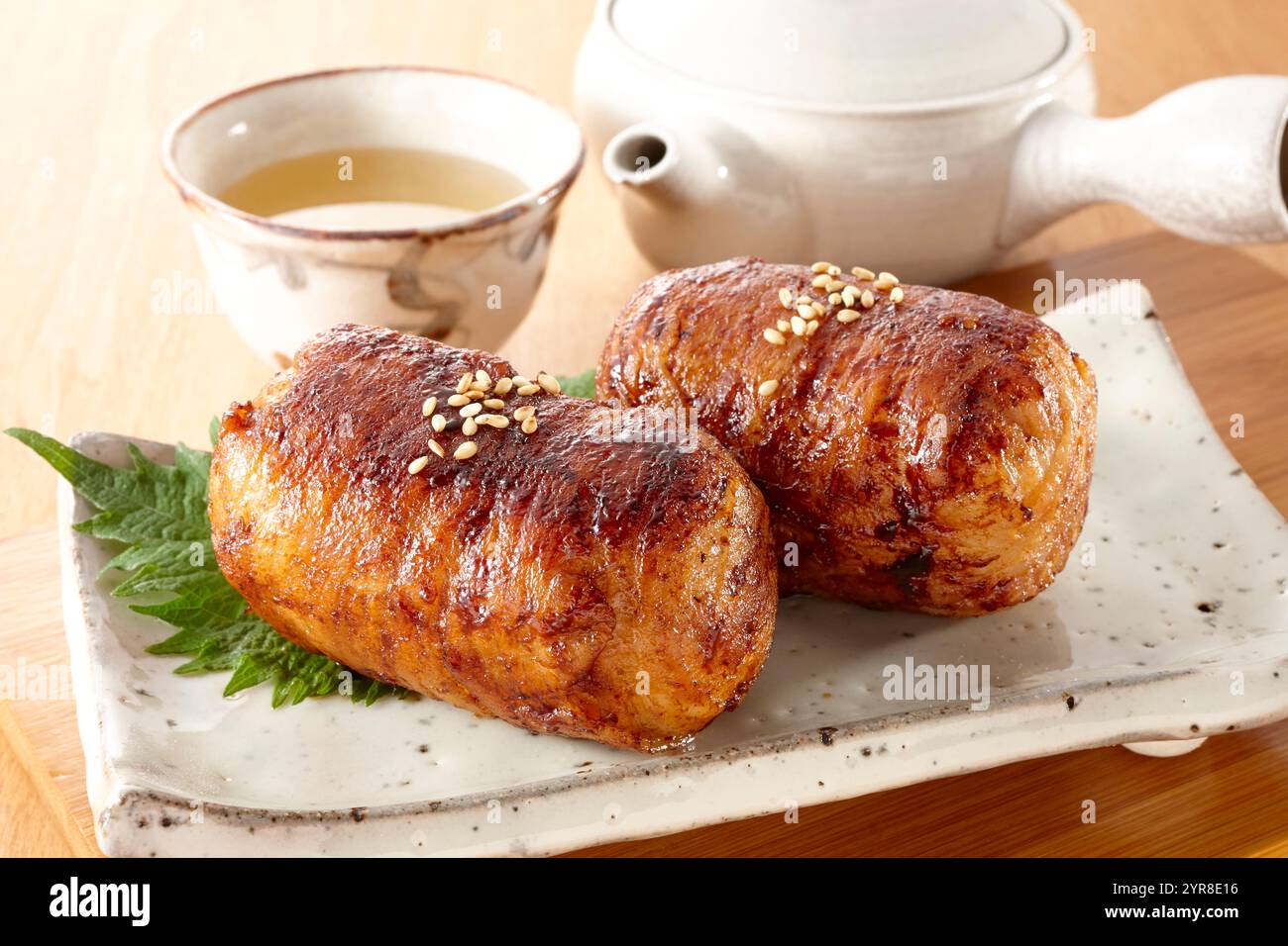 Meat roll rice ball hi-res stock photography and images - Alamy