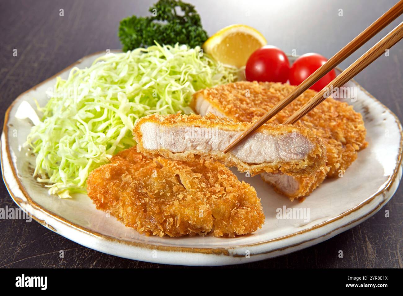 Japanese pork cutlets tonkatsu hi-res stock photography and images - Alamy