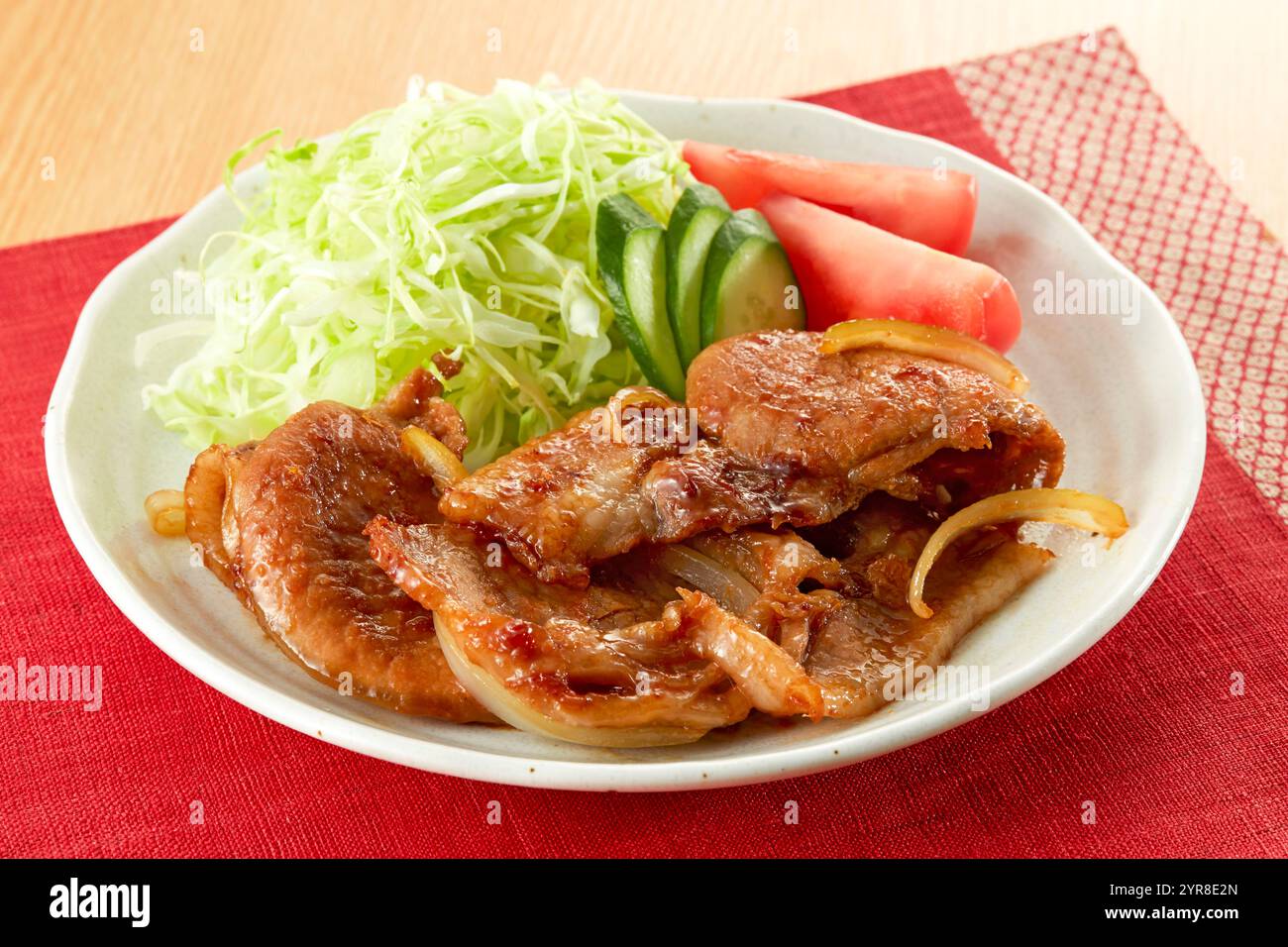 pork ginger, Shogayaki Stock Photo - Alamy