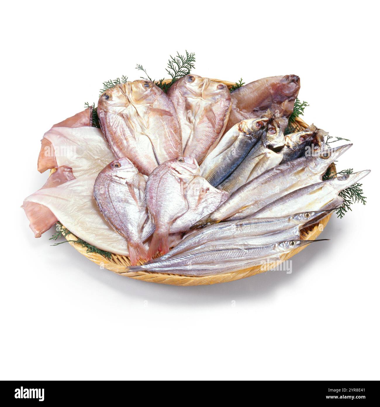 Basket of dried fish hi-res stock photography and images - Alamy