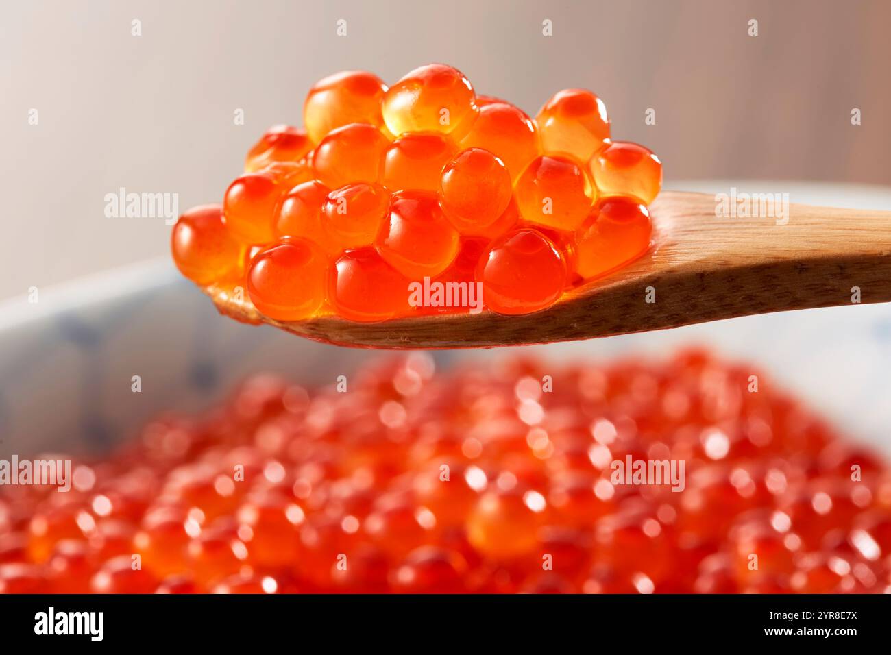 Seasoned salmon roe Stock Photo - Alamy
