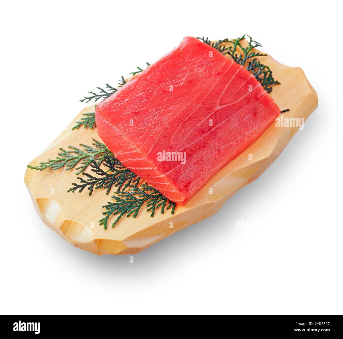 Tuna sashimi medium fatty tuna Stock Photo - Alamy