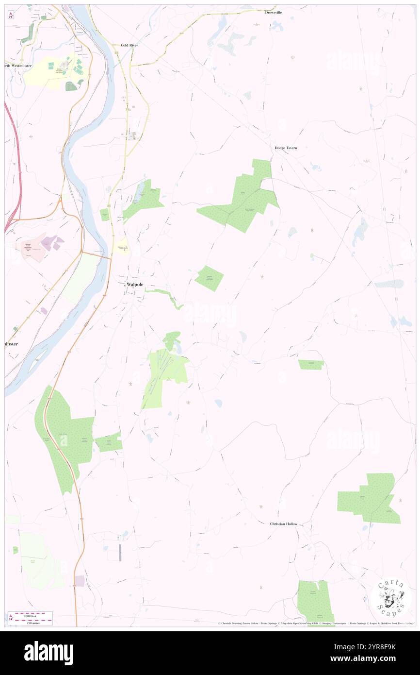 Town of Walpole, Cheshire County, US, United States, New Hampshire, N ...
