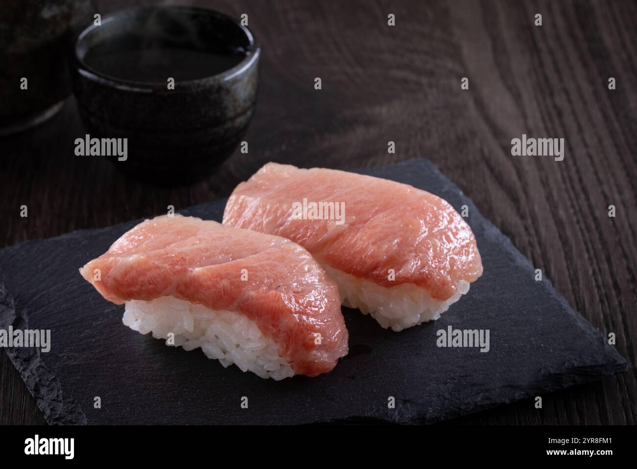 Sushi Tuna Ootoro Stock Photo - Alamy