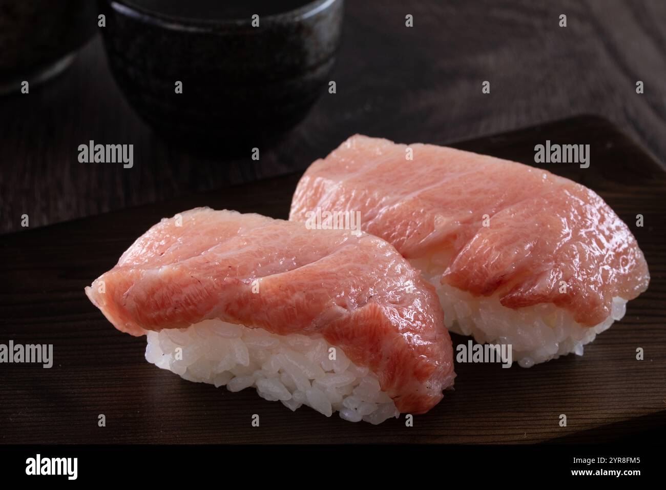 Sushi Tuna Ootoro Stock Photo - Alamy
