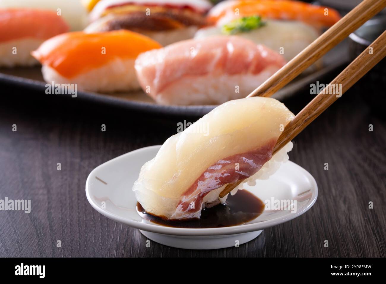 Sushi Sea Bream Nigiri Stock Photo - Alamy