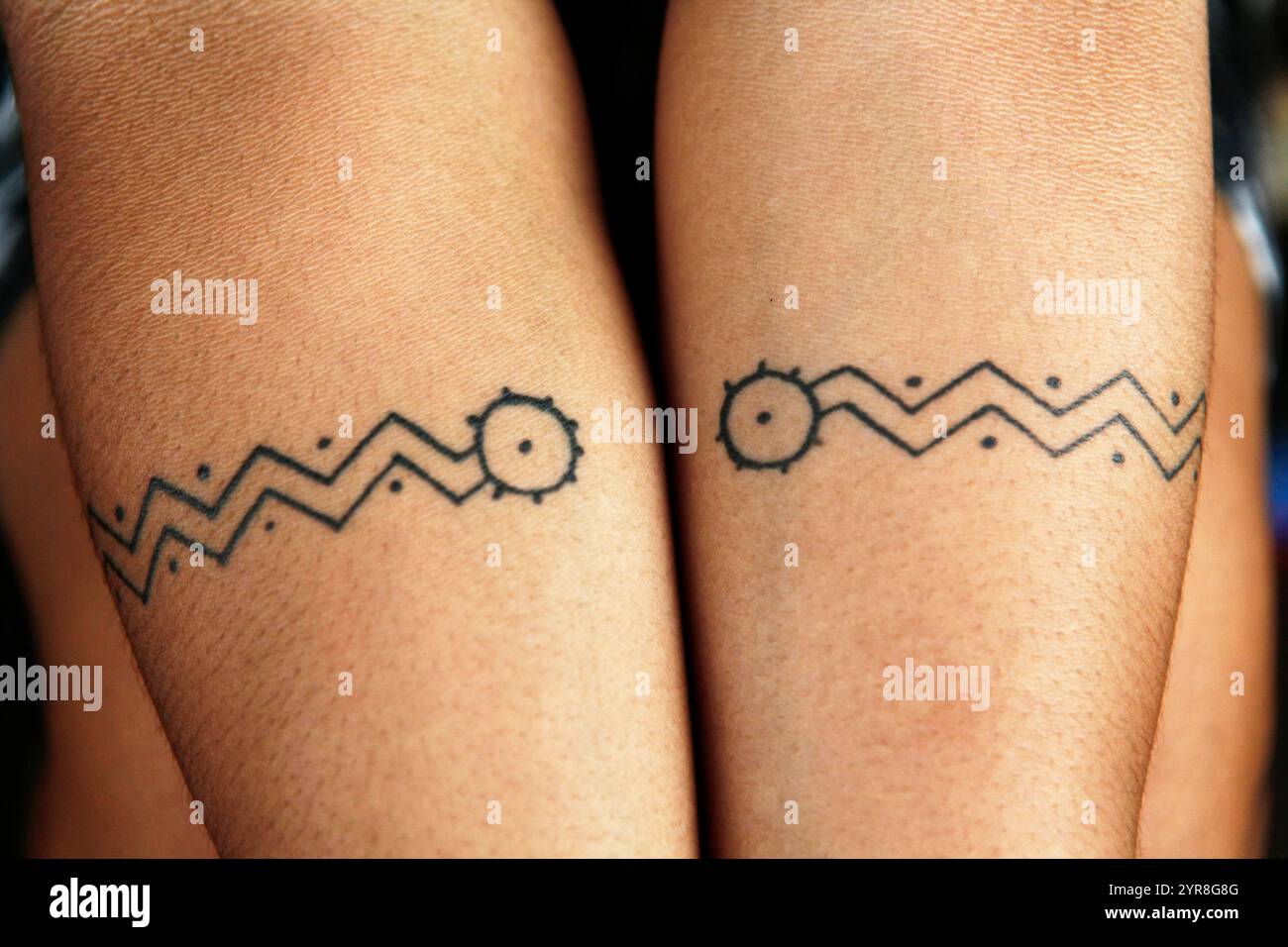 Indonesian Girl Tattoos Dayak Tattoo, Gawai,Pontianac, Kalimantan,